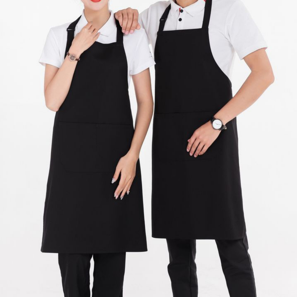 Jual celemek masak polos/ celemek anti air/ apron masak/ apron ...