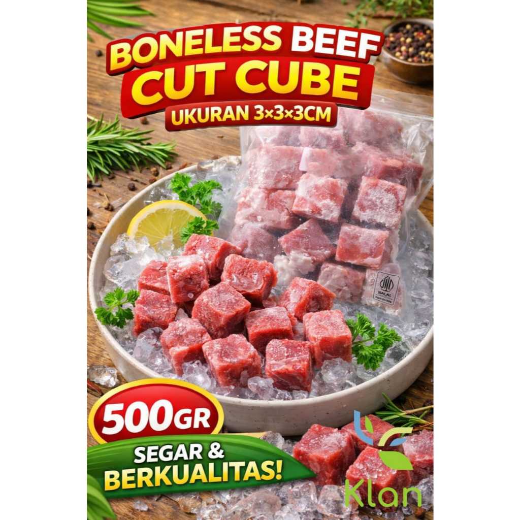 Jual DAGING RENDANG /DAGING POTONG DADU/BONELESS BEEF CUT CUBE/BEEF CUT ...