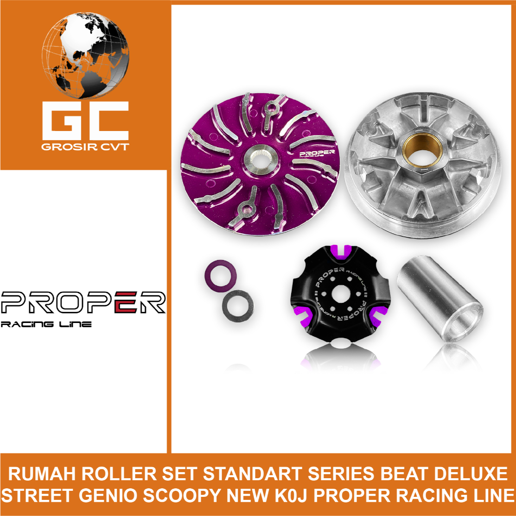 Jual PROPER Rumah Rollet Pulley SET Big Pulley Standar Beat Deluxe ...