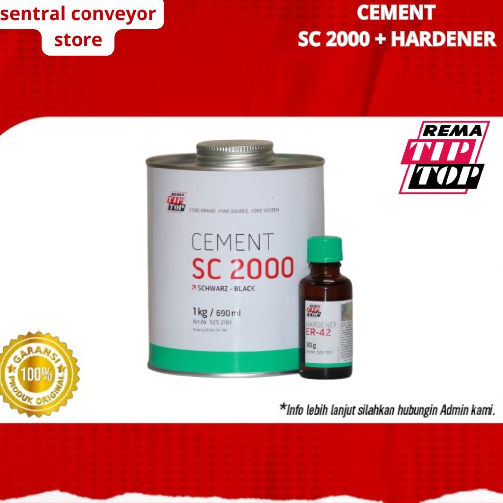 Jual Rema Tip Top Lem SC 2000 + Hardener ER 42 | Shopee Indonesia