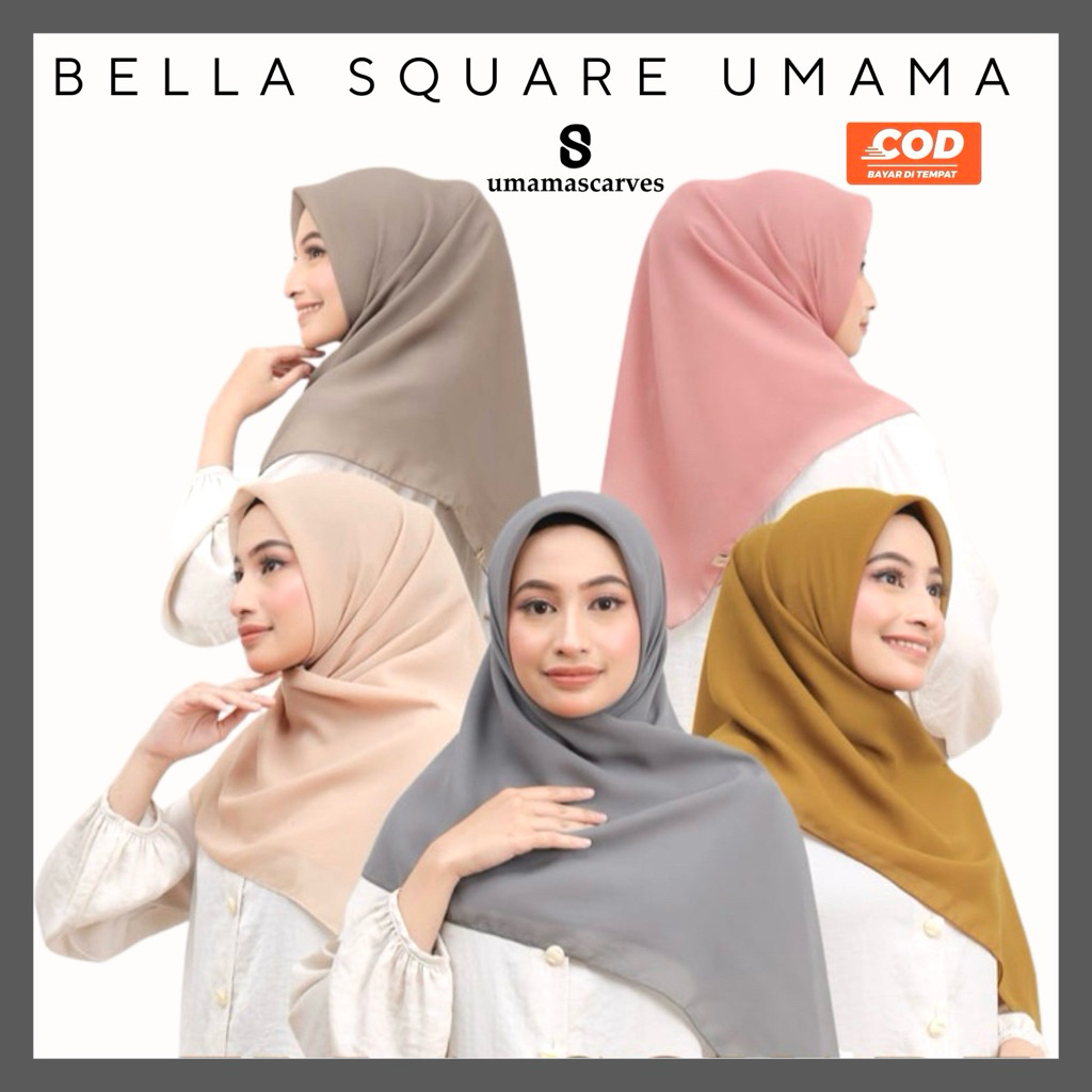 Jual BELLA SQUARE SEGI EMPAT - 5 PCS BELLA SQUARE UMAMA | Shopee Indonesia