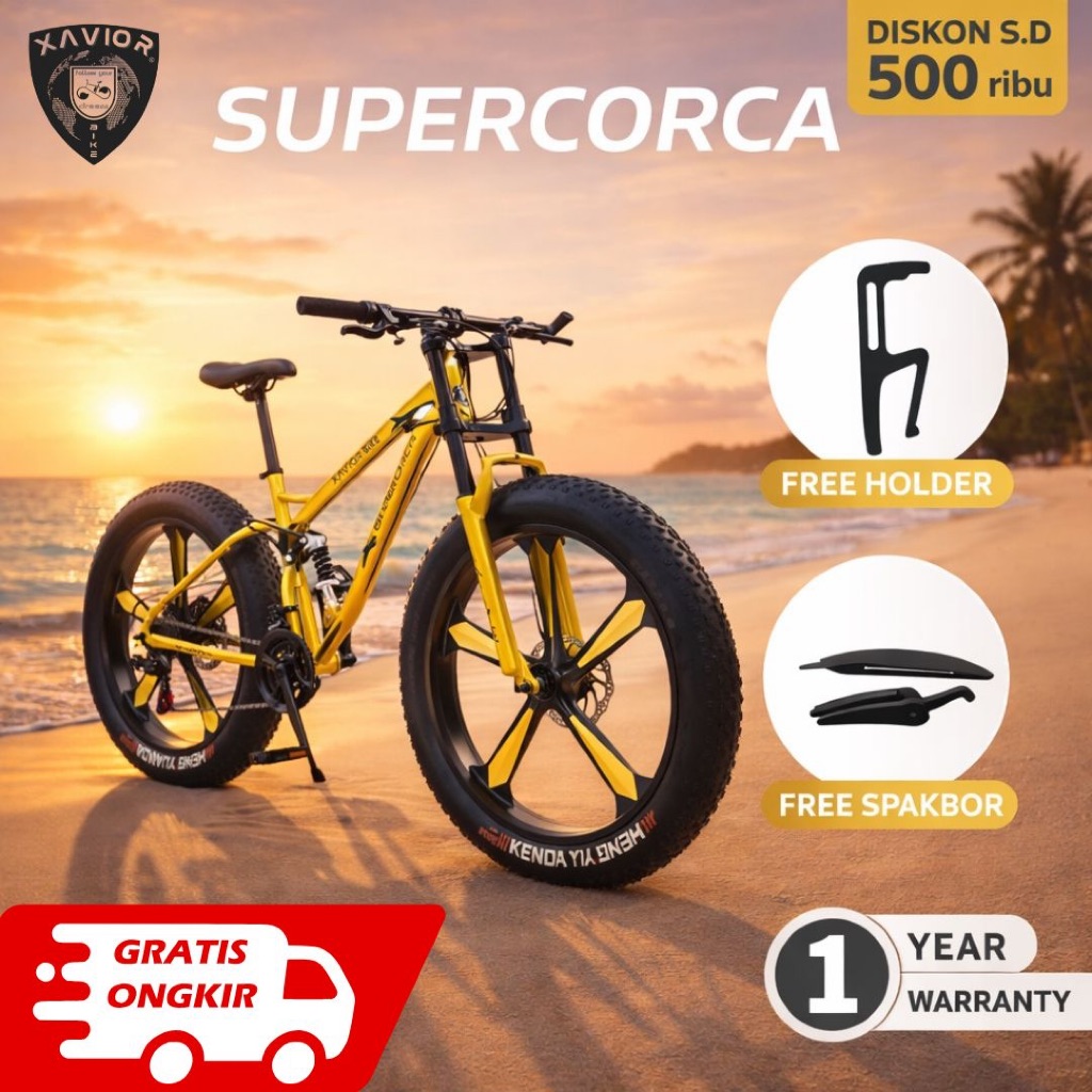 Jual Sepeda Gunung MTB 26 Inch XAVIOR SUPERORCA RACING 24 Speed ...