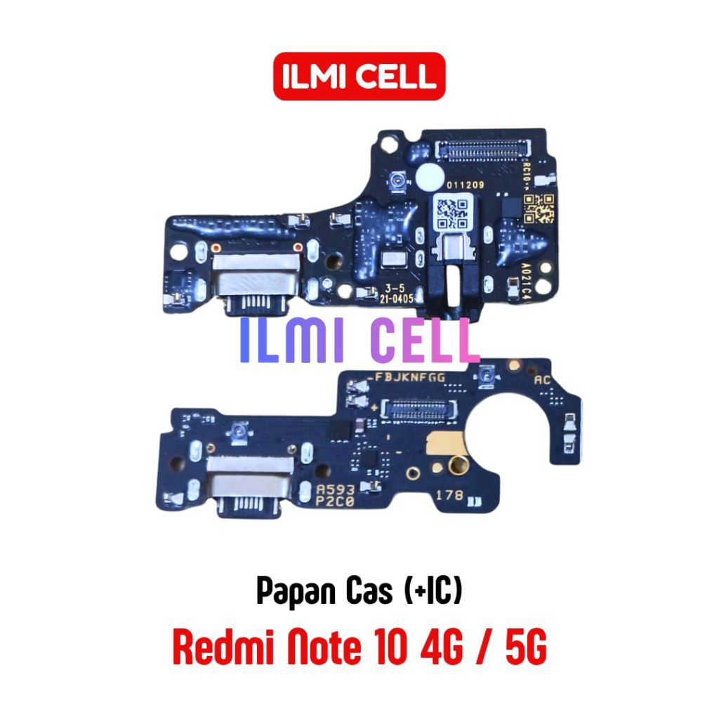 Jual PAPAN KONEKTOR CAS MIC REDMI NOTE 10 4G NOTE 10S/ NOTE 10 5G ORI ...