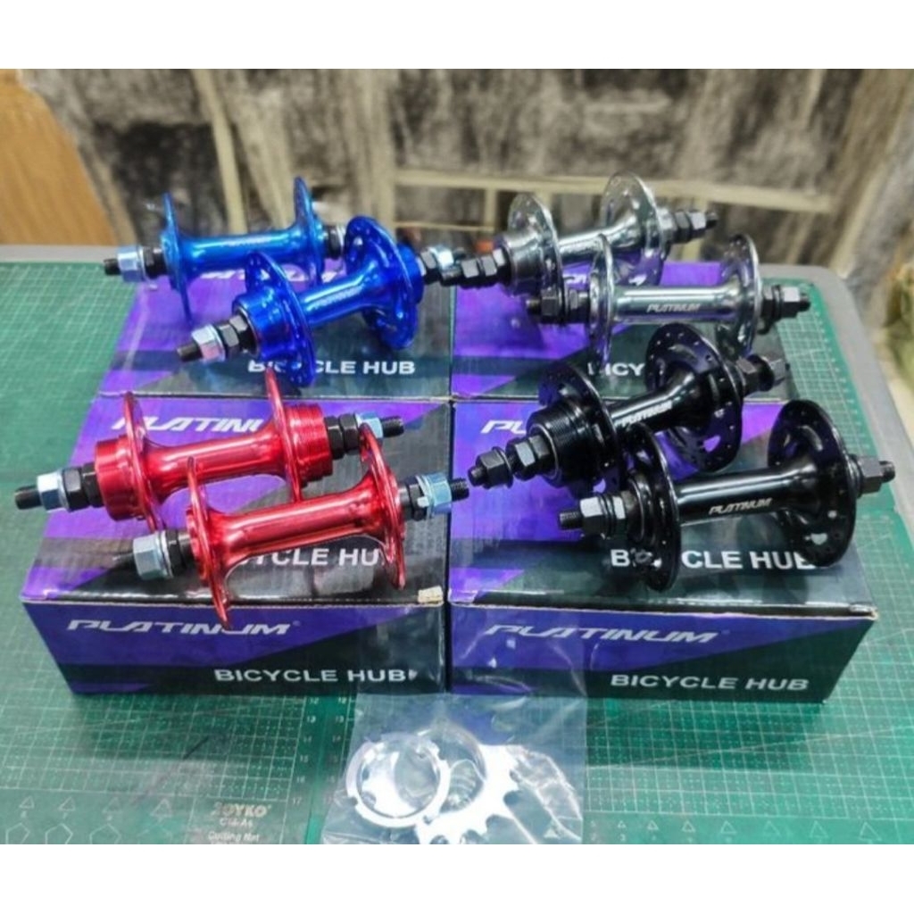 Jual Hub fixie doltrap platinum bearing loncer 36h cog 17t double drat ...