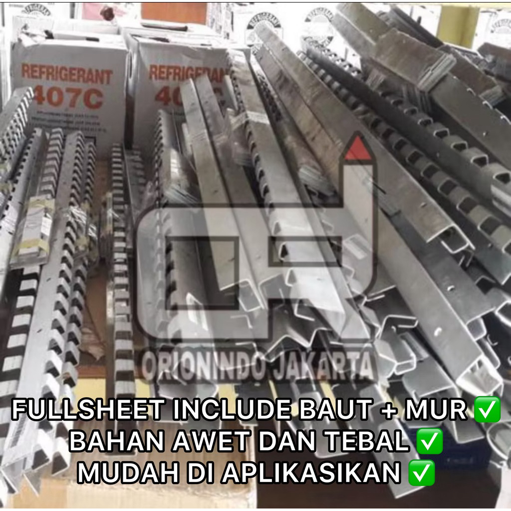 Jual FULLSHEET BRACKET HANGER TIRAI PVC CURTAIN 1 SET ( STAINLESS ...