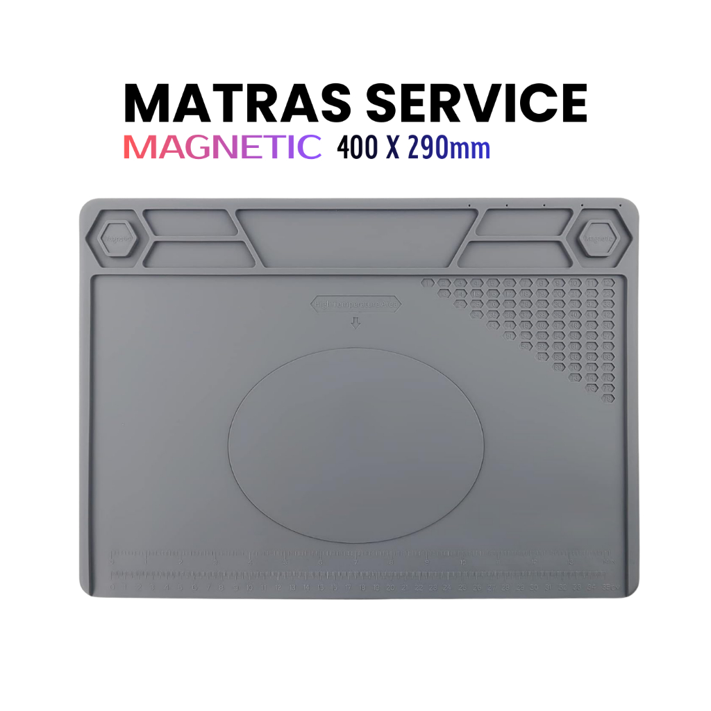 Jual Karpet Service Hp Anti Panas Magnetic Grey Matras Solder | Shopee ...