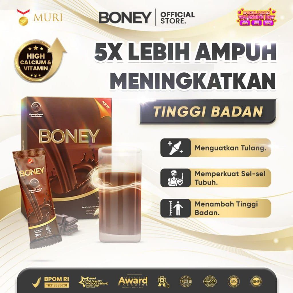 Jual Boney Susu Peninggi Badan Suplemen Multivitamin Kesehatan Membantu ...