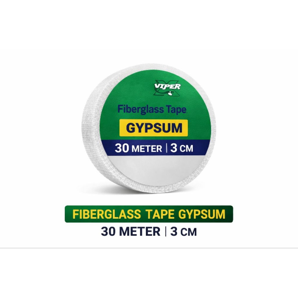 Jual Fiberglass Tape Gypsum 3cm x 30m – Perban Sambungan Gypsum Anti ...