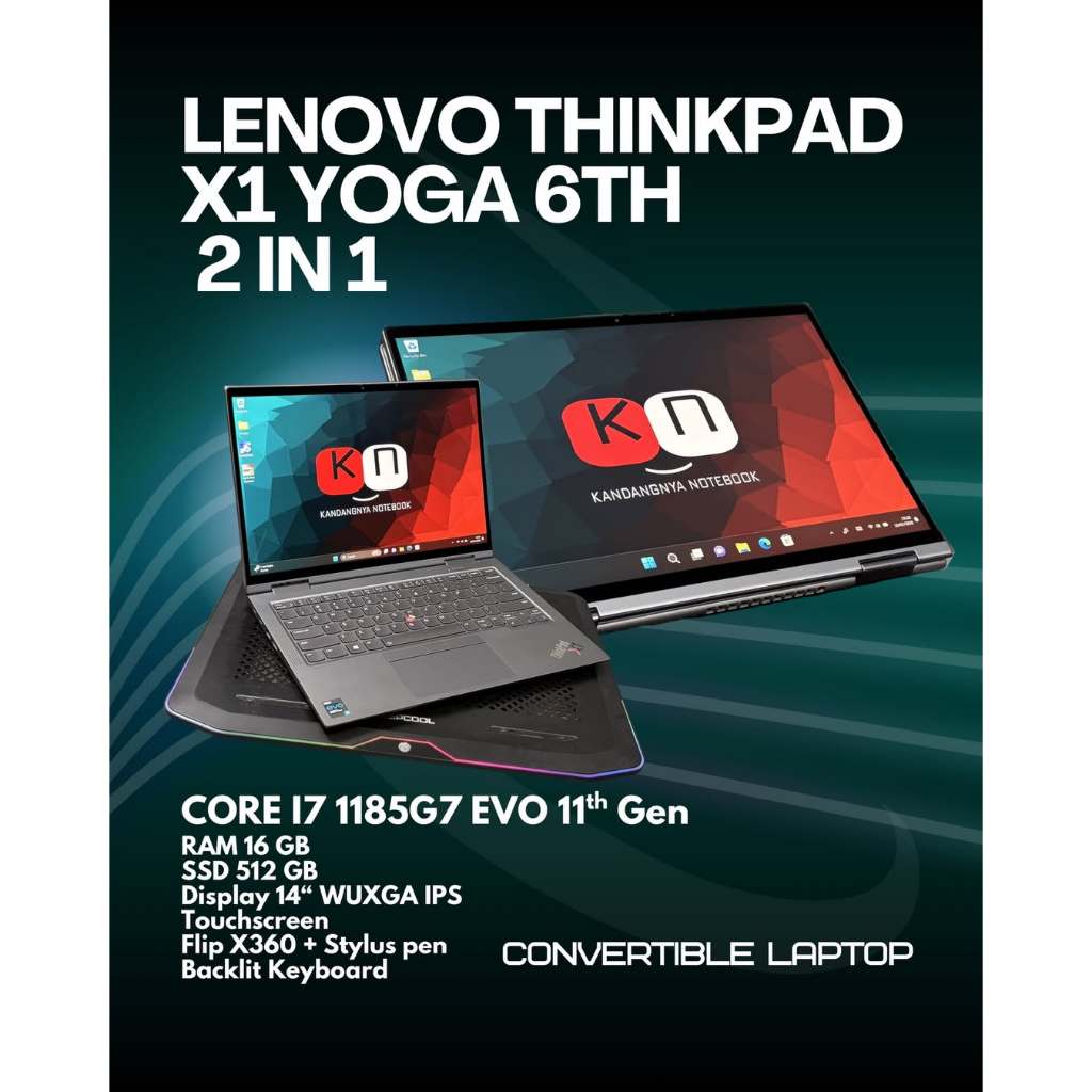 Jual Lenovo Thinkpad X1 Yoga 6th i7 1185G7 Ram 16GB / 1TB Layar WUXGA ...