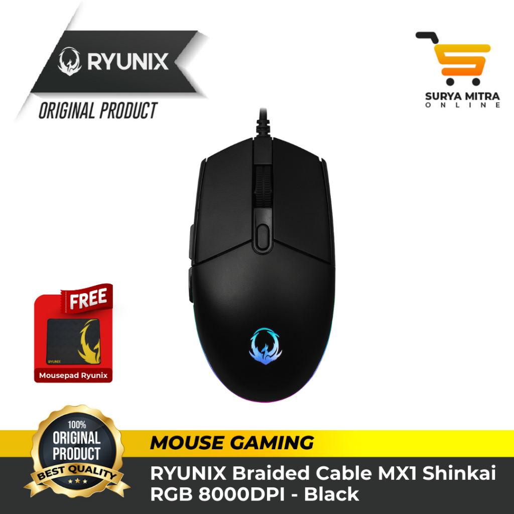 Jual Sades Ryunix Mouse Gaming Wireless Bluetooth MMO MOBA KYU Pro MX1 ...