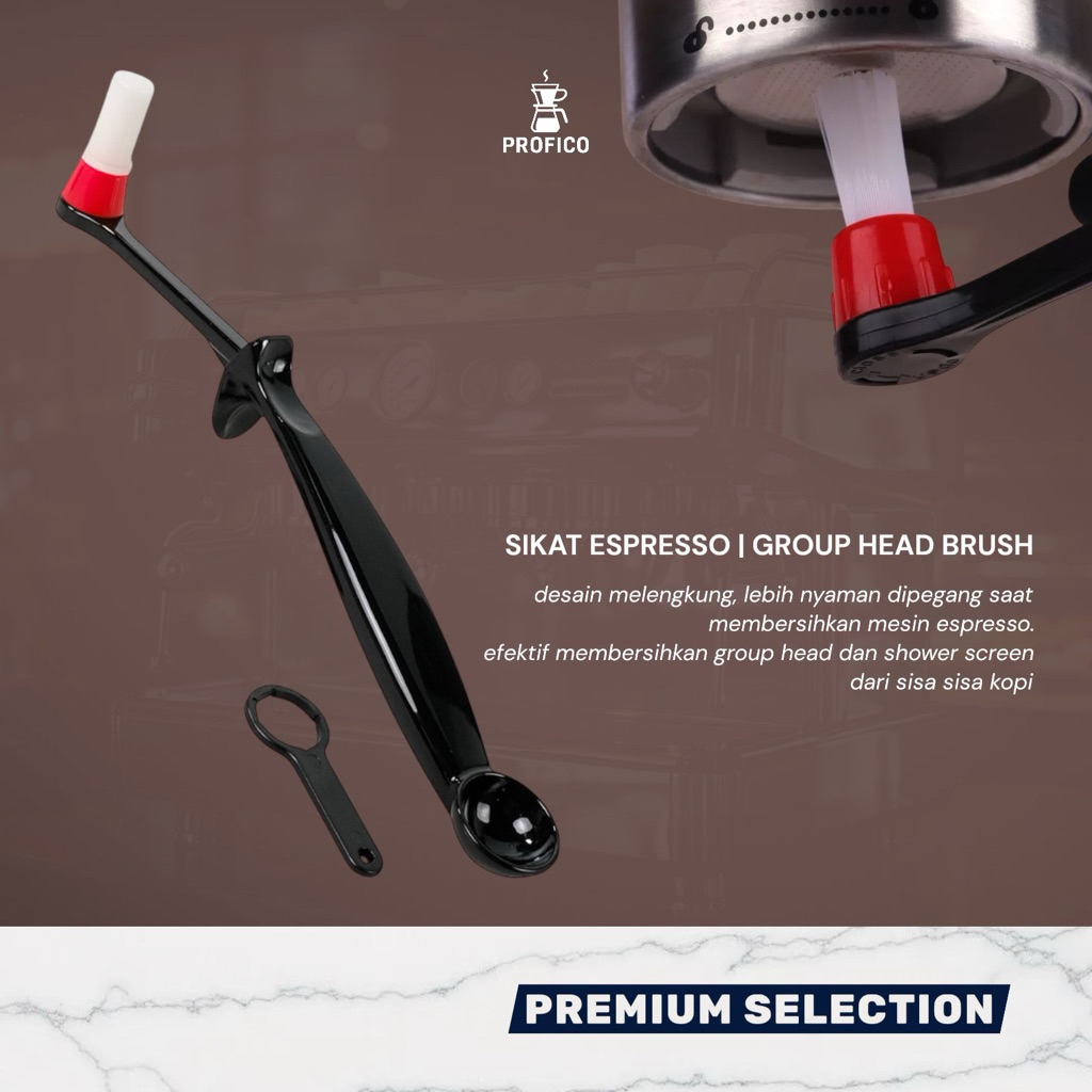 Jual sikat espresso / sikat group head / espresso brush / brush group ...