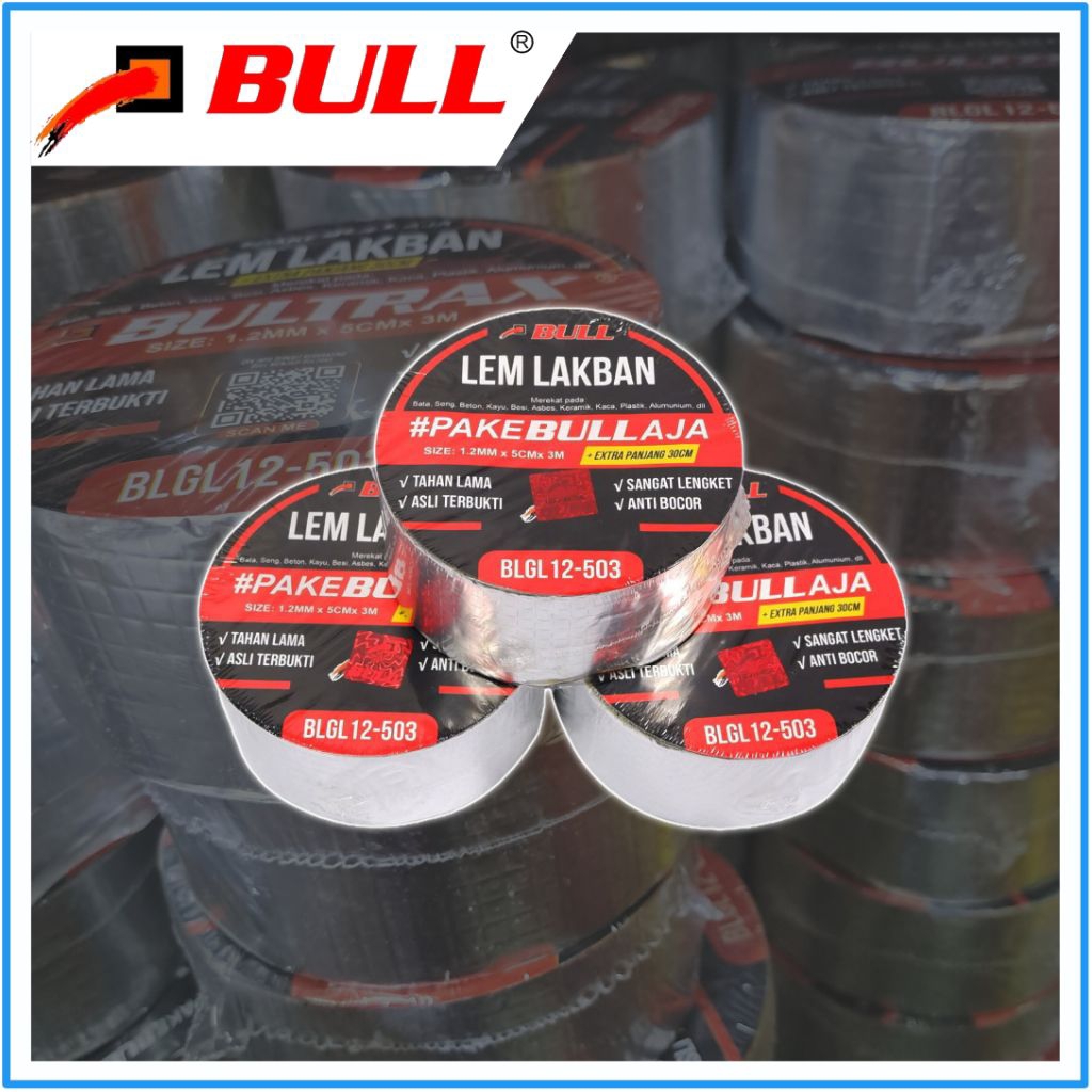 Jual BULL Lem Lakban Bull Serbaguna Isolasi Tape Super Kuat tambalan ...