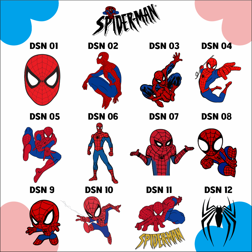 Jual SPIDERMAN STIKER SABLON SETRIKA DTF | Shopee Indonesia
