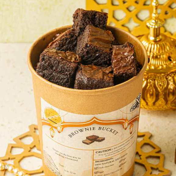 Jual Brownies Bucket Dark Chocolate Chan Patisserie | Shopee Indonesia