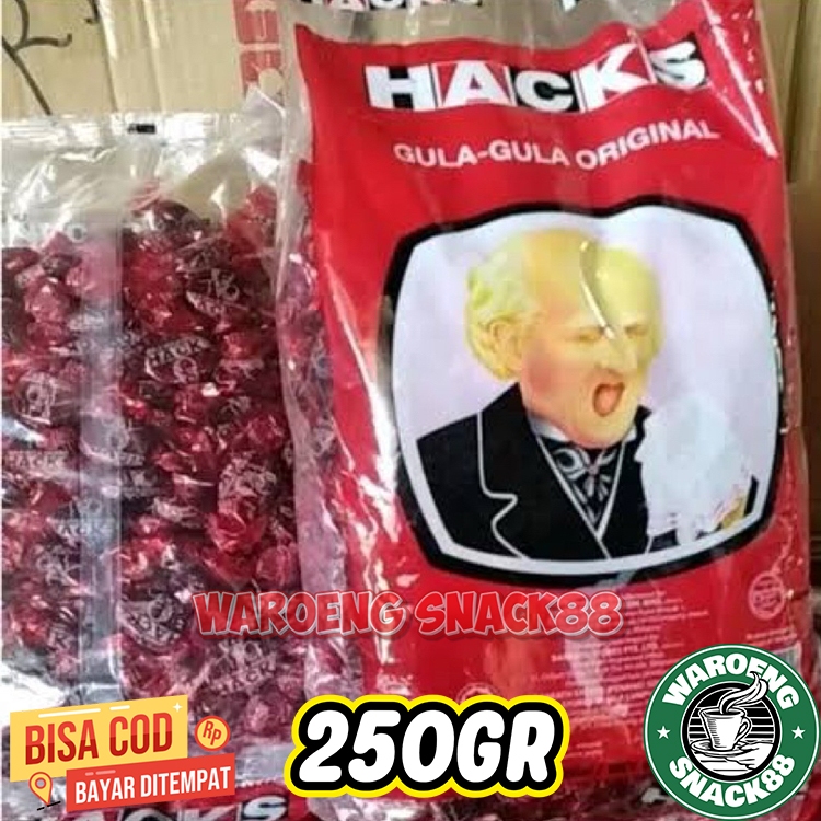 Jual Permen Hacks Original 250gr / Permen Hack Asli Rasa Menthol Mint ...