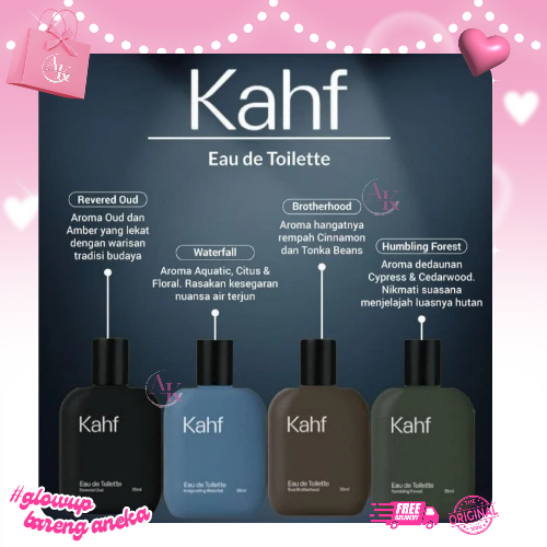 Jual [ANEKA] Kahf Eau de Toilette 35 ml - Parfum Pria Tahan Lama ...