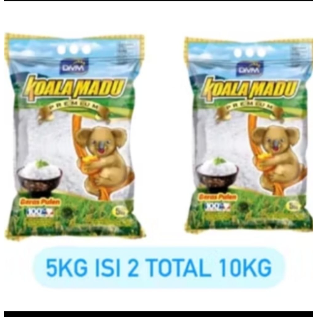 Jual KOALA MADU BERAS PREMIUM KEMASAN 5KG ISI 2 TOTAL 10KG | Shopee ...