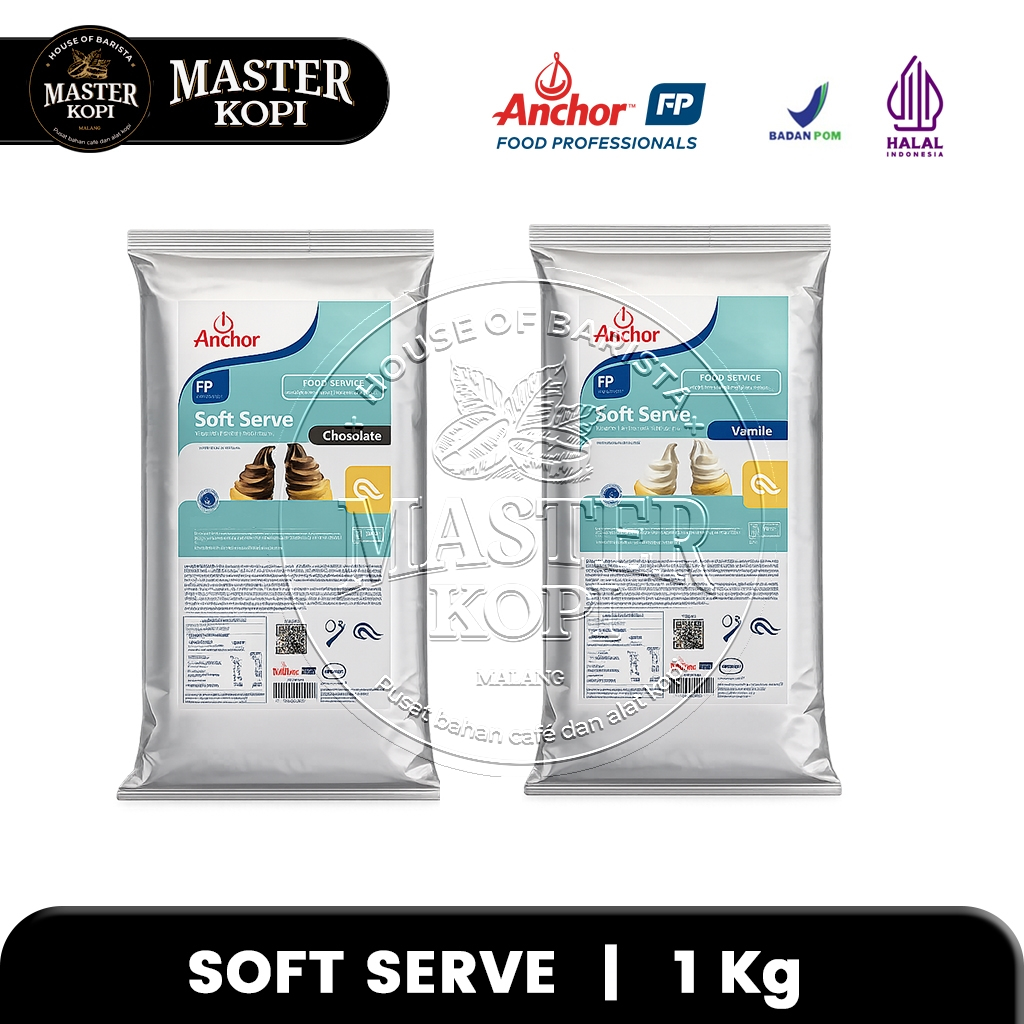 Jual Bubuk Es Krim Soft Serve 1kg Anchor Premix Ice Cream Powder All ...