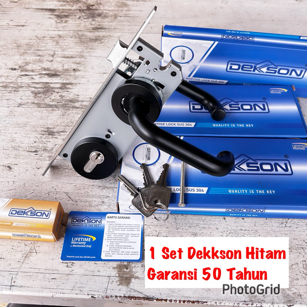 Jual dekkson kunci pintu model pisah handle pintu pisah Roses dekkson ...