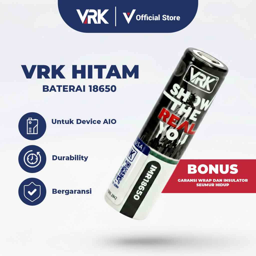 Jual Baterai Vrk 18650 Terlengkap & Harga Terbaru Juni 2026 | Shopee ...