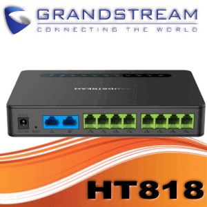 Jual Grandstream HT818 V2 - 8FXS VoIP Analog Gateway with Gigabit NAT ...