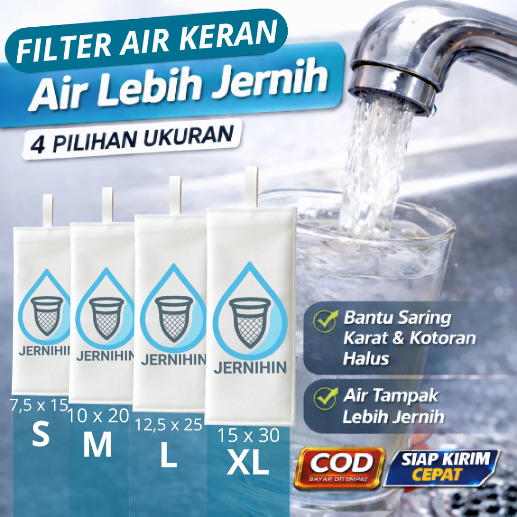 Jual Filter Air Keran Penjernih Air Untuk Sumur Bor, Toren, Dan Kamar ...