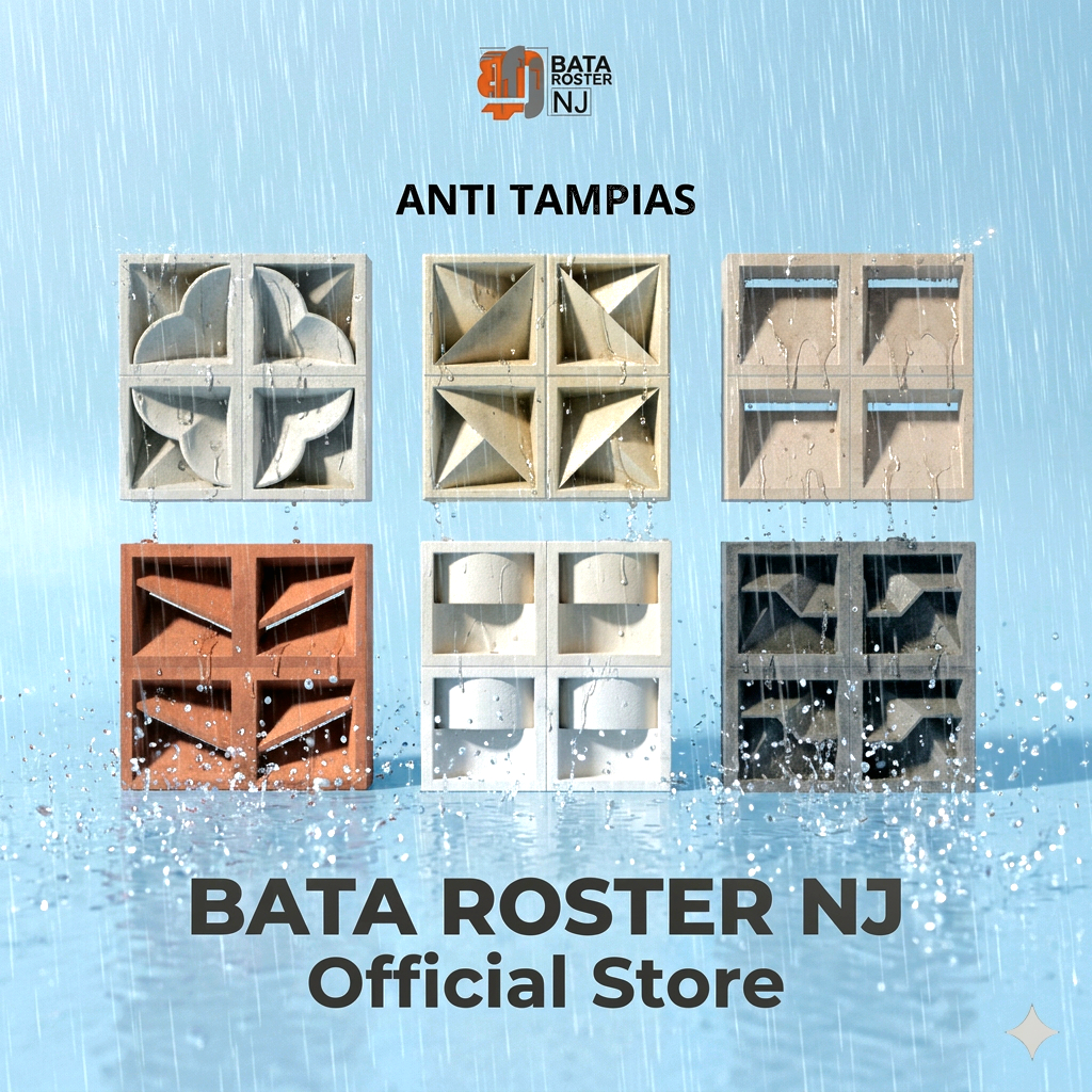 Jual BATA ROSTER NJ - Roster Beton Minimalis - Anti Tampias, Dua Sisi ...