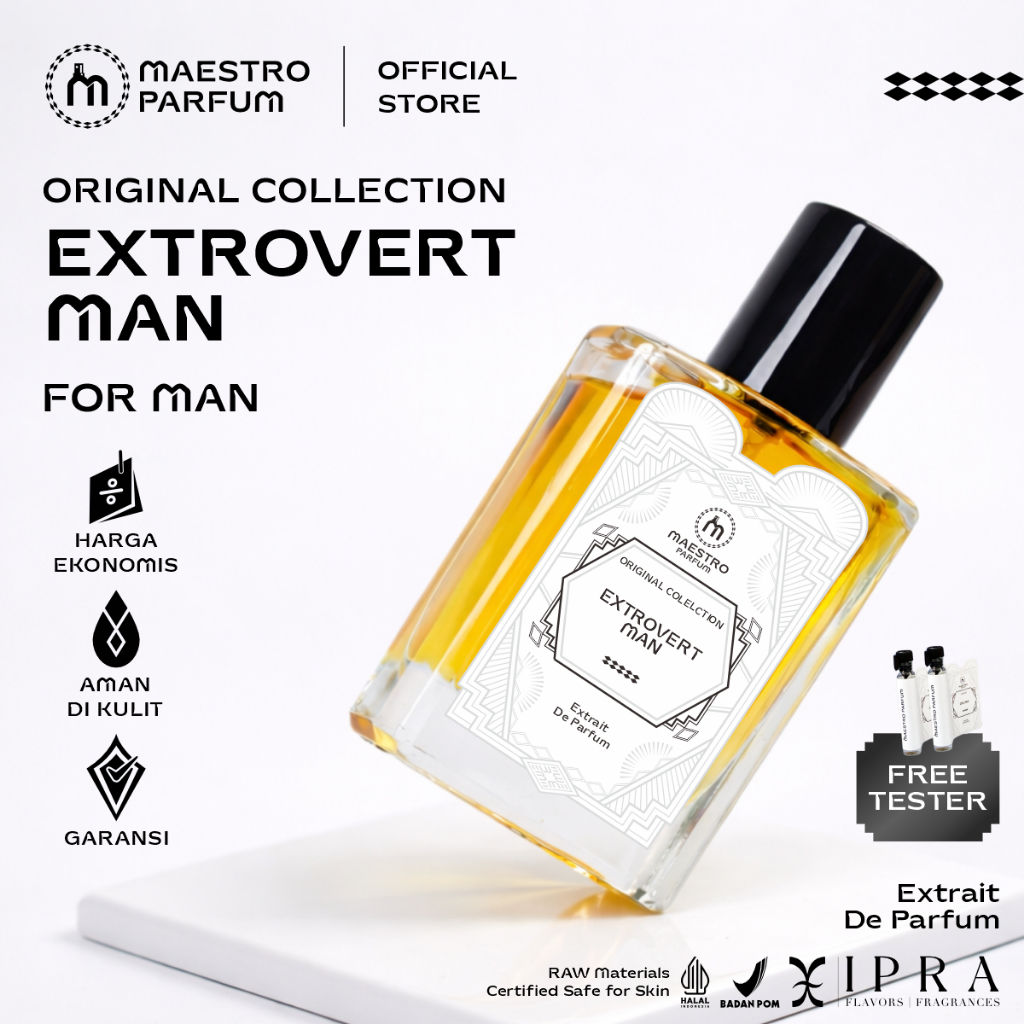 Jual Maestro Parfum Extrovert Men Parfum Pria Tahan Lama 24 Jam ...
