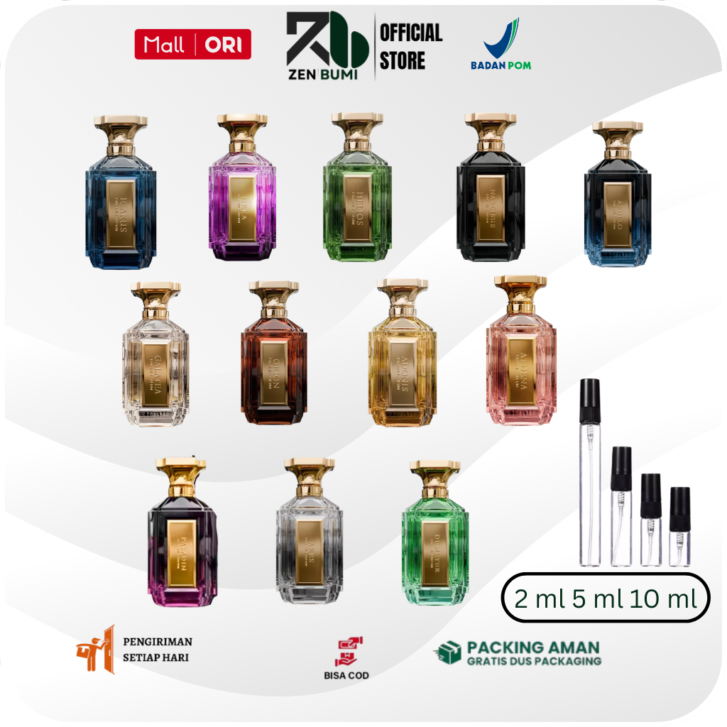 Jual Decant Parfum Velixir All Varian 2ml 5ml Dan 10ml, Icarus, Athena ...
