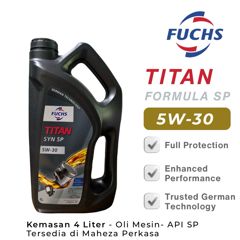 Jual FUCHS TITAN SYN SP SAE 5W-30 ILSAC GF-6A - Oli Mesin Mobil Bensin ...