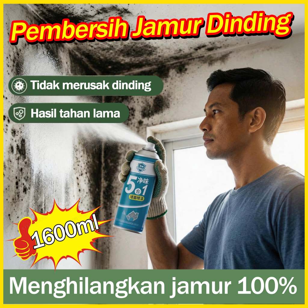 Jual 1600ml cat dinding anti jamur dan lembab penghilang jamur dinding ...