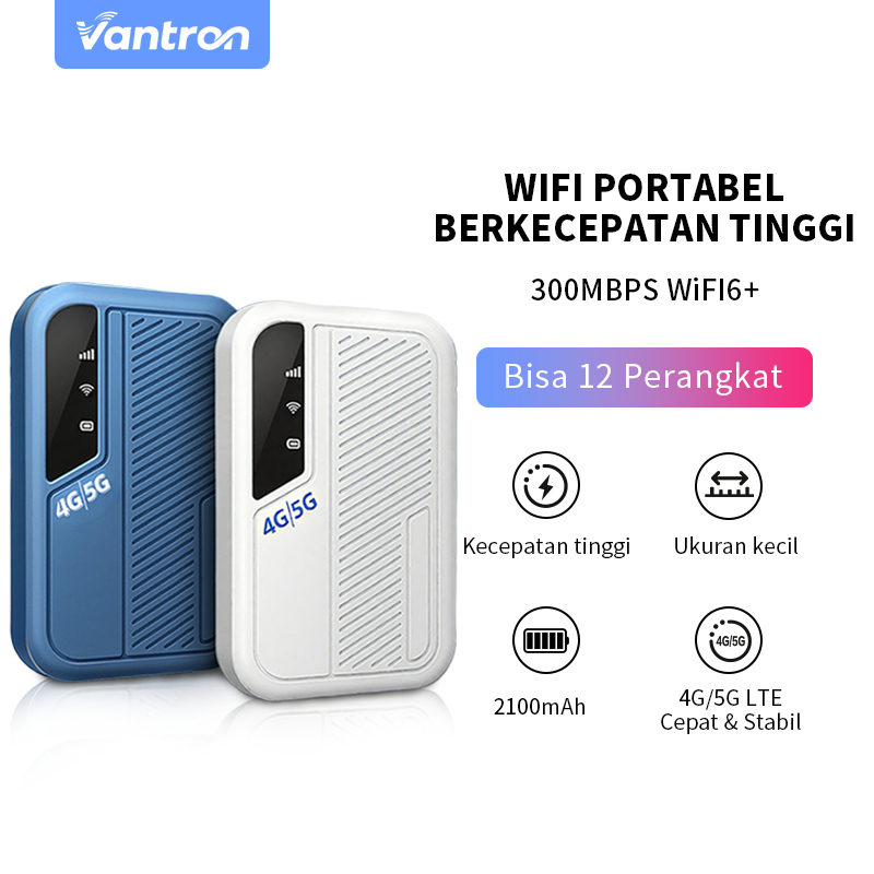 Jual Vantron Mobile Wifi 4G/5G All Operator Wifi Portable 300M High ...