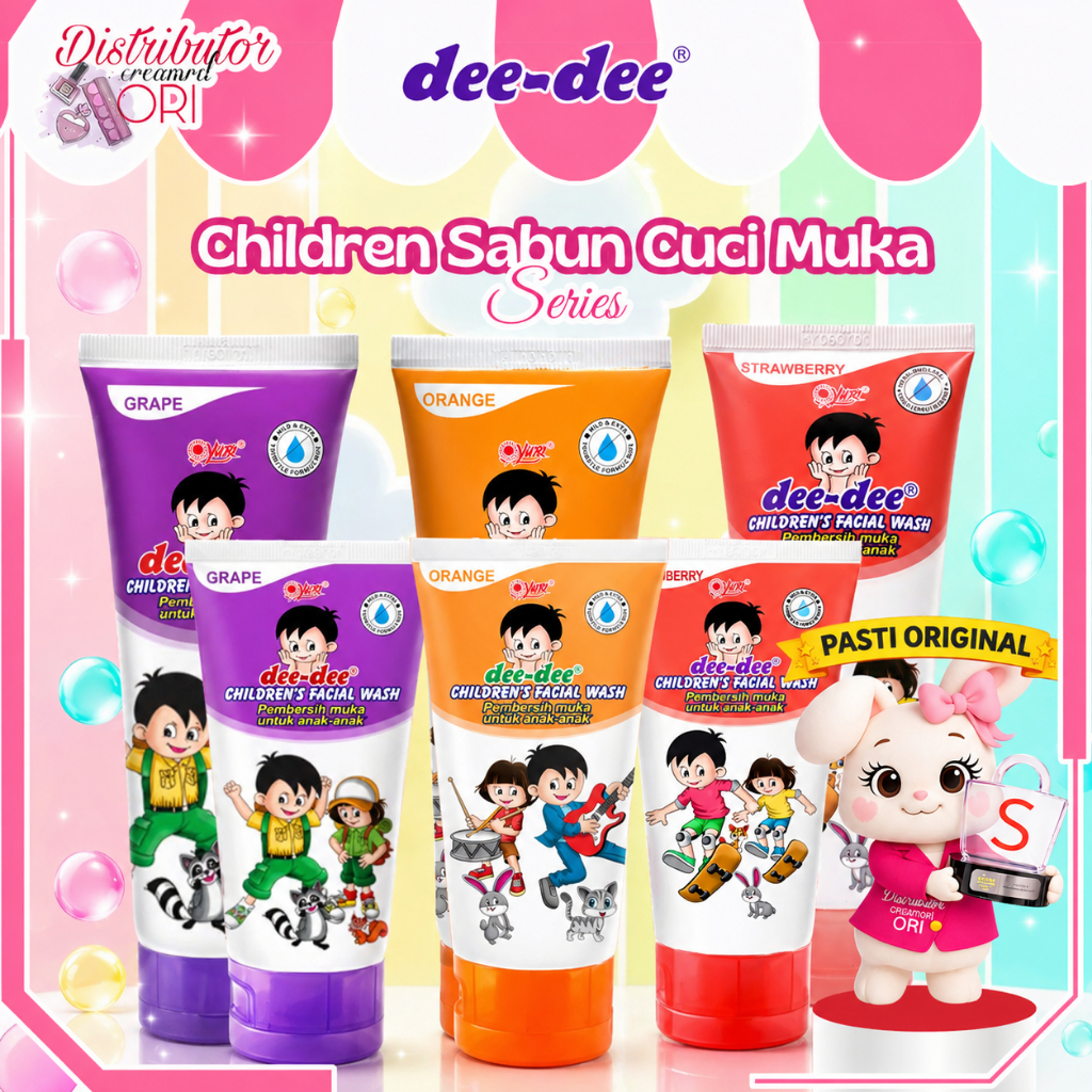 Jual Dee-dee Children Sabun Cuci Muka -50ML-100ML -All Series Untuk ...