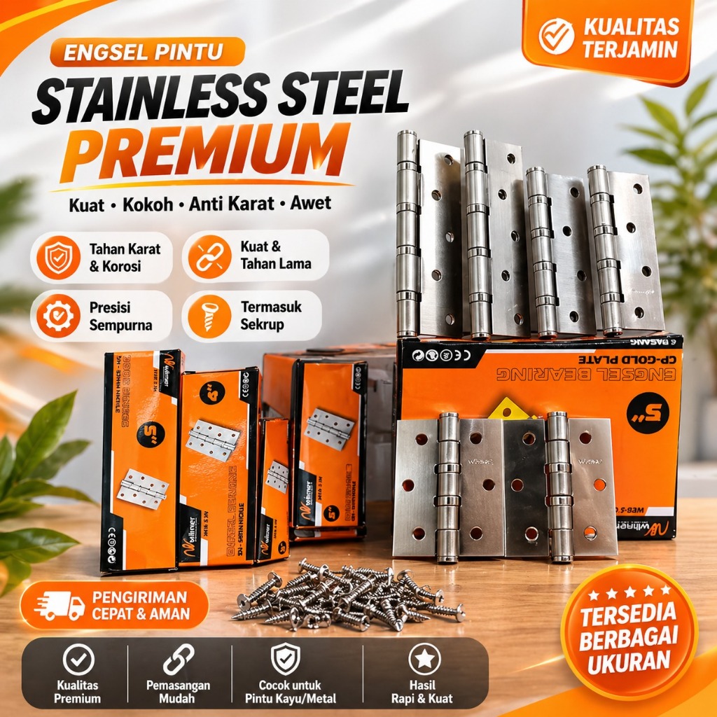 Jual Engsel Stainless tebal/ Engsel 5 Inch Stainless Tebal Kodai ...