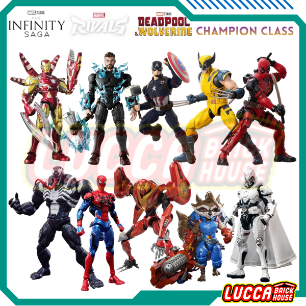 Jual Blokees Marvel Iron Man Thor Captain America Deadpool Wolverine ...