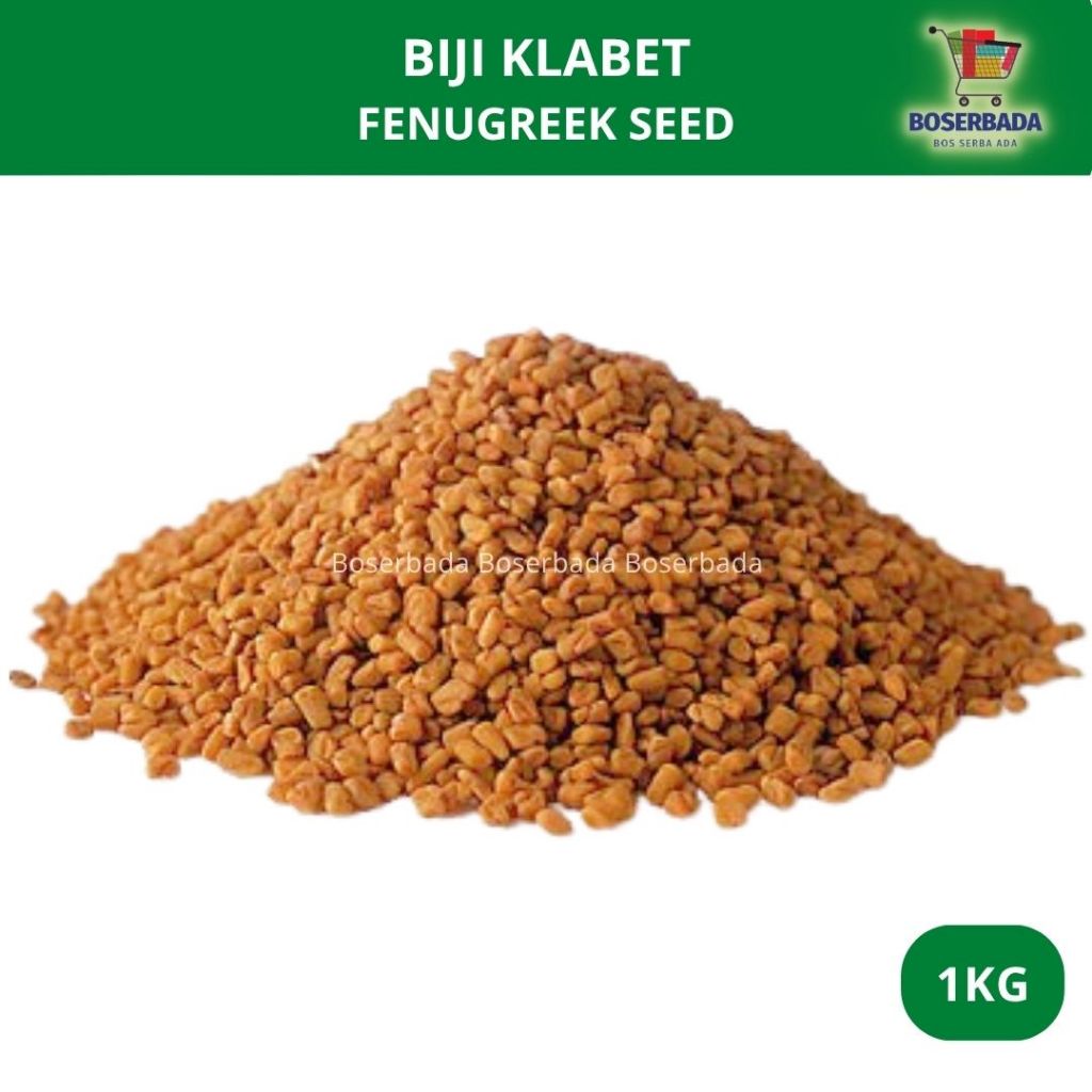 Jual 1Kg Biji Klabet / Kelabat / Fenugreek Seeds / Methi / Hulbah ...
