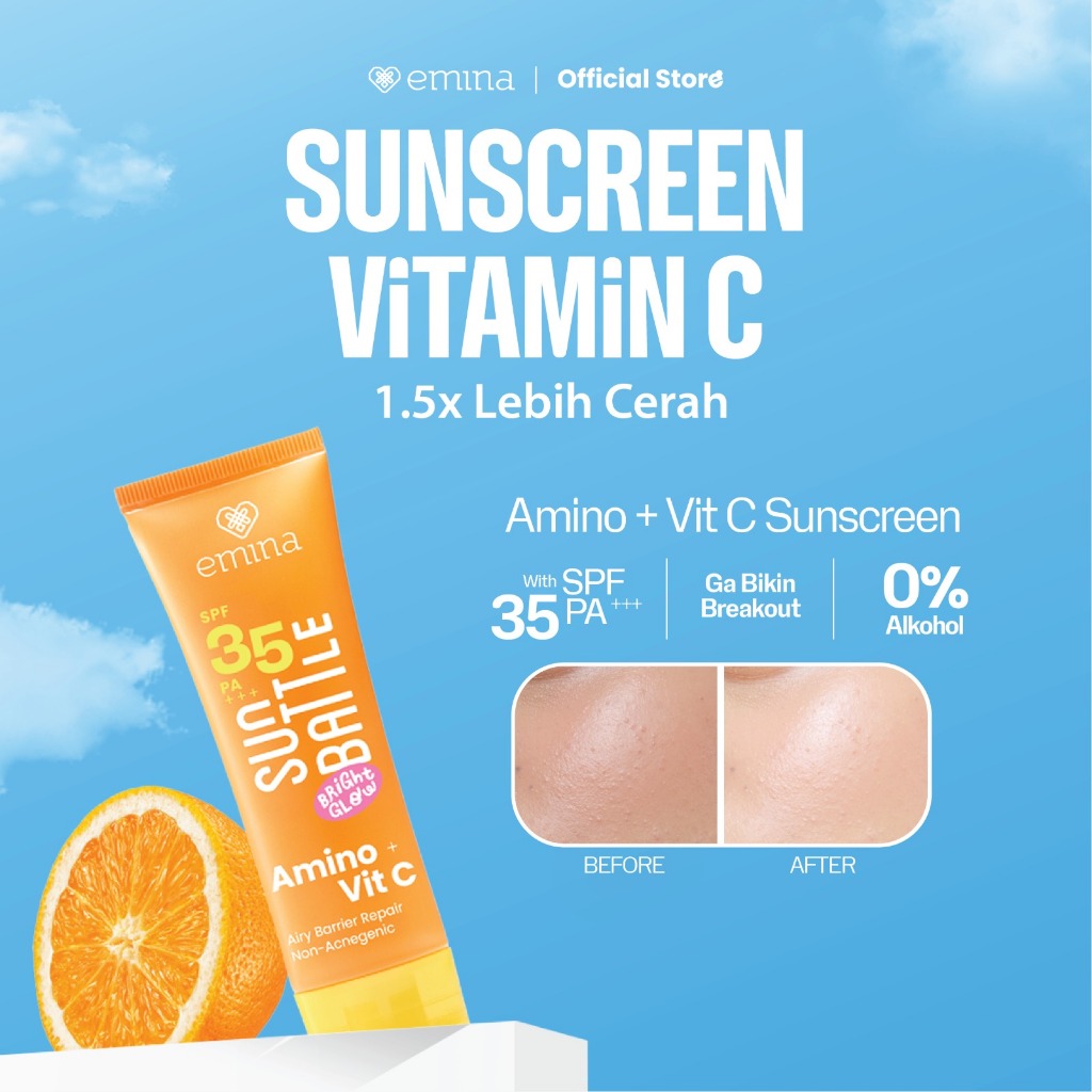 Jual Emina Sunscreen SPF 30 Terlengkap & Harga Terbaru Juni 2026 ...