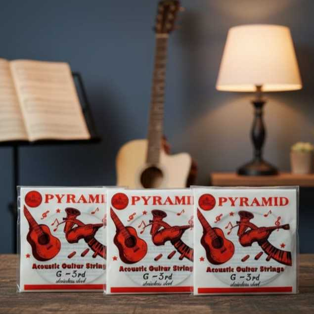 Jual senar gitar pyramid akustik no 3 1 pack isi 12 pcs | Shopee Indonesia