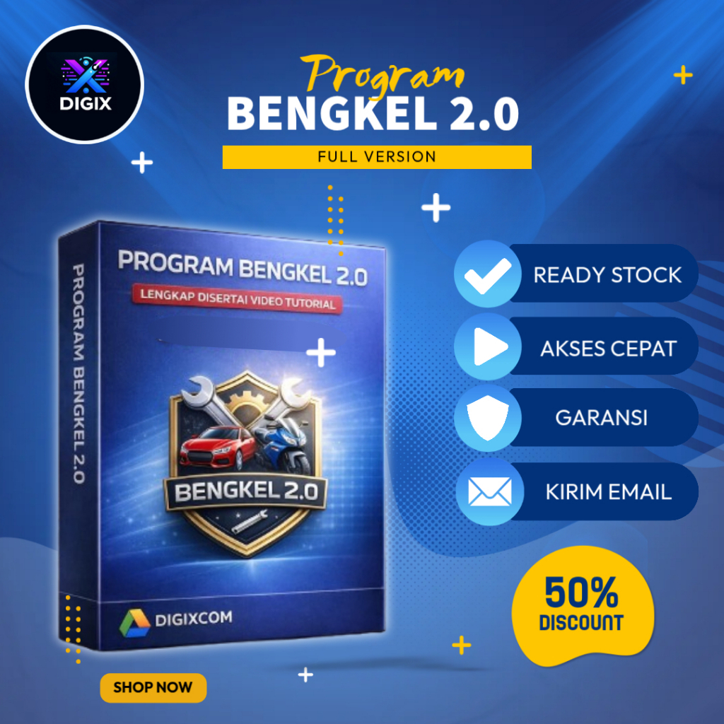 Jual PROGRAM BENGKEL 2.0 LENGKAP DISERTAI VIDEO TUTORAL | Shopee Indonesia