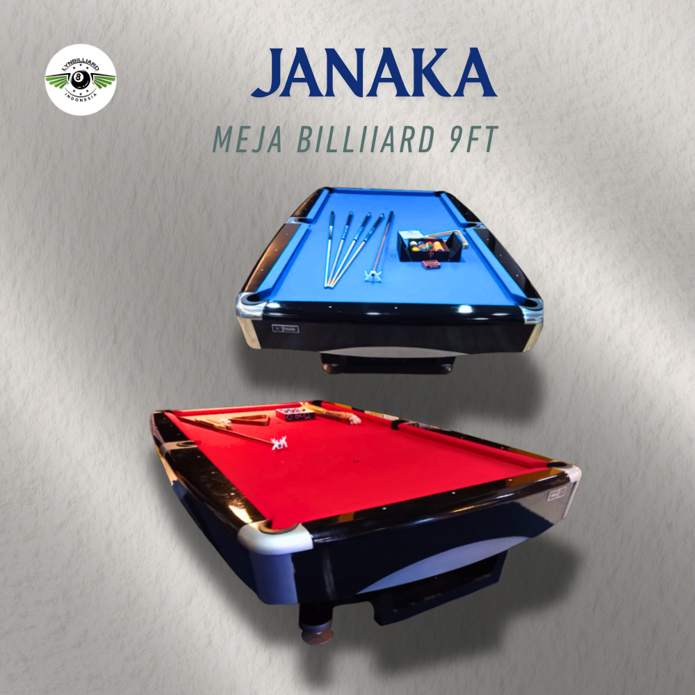Jual MEJA BILLIARD JANAKA SERIES 9 FT BEST SELLER MEJA BILLIAR 9FT ...