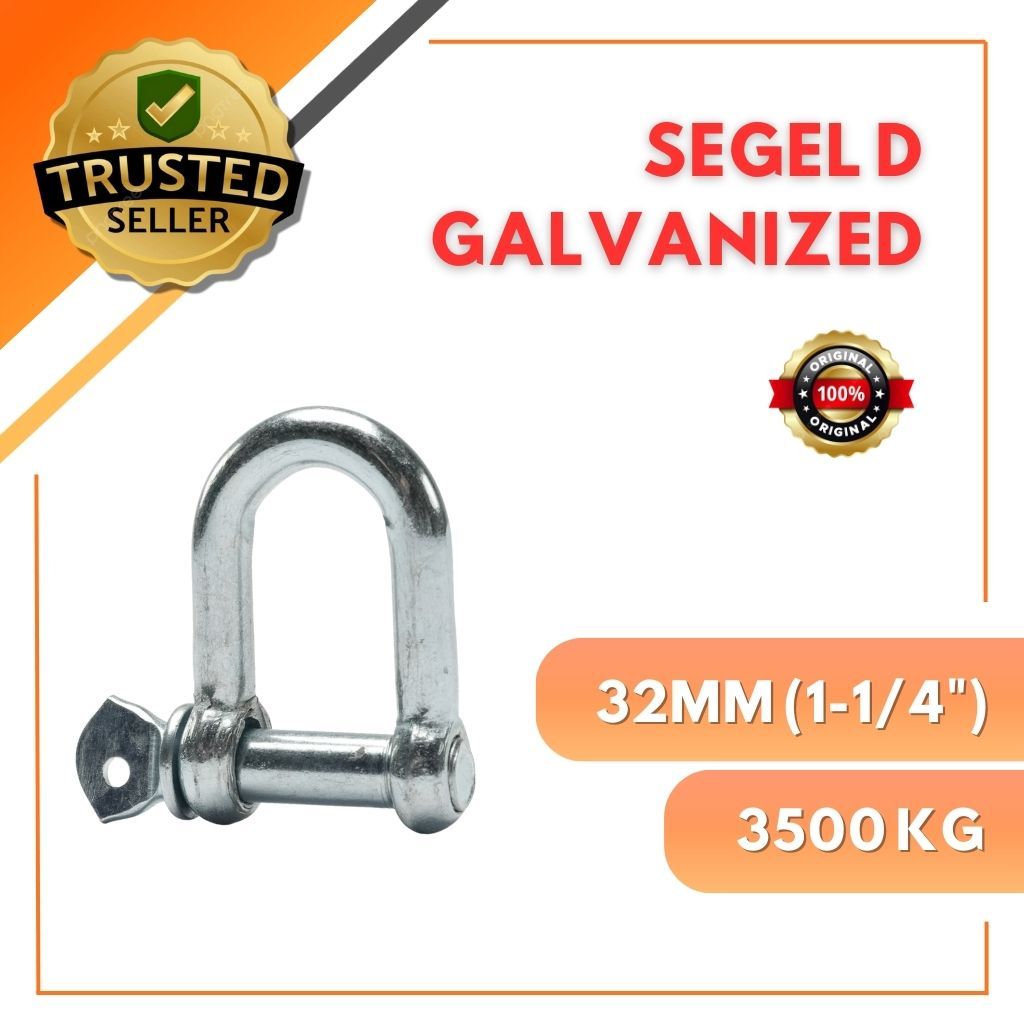 Jual Segel D Galvanized 32MM / Shackle D Galvanized 32MM | Shopee Indonesia