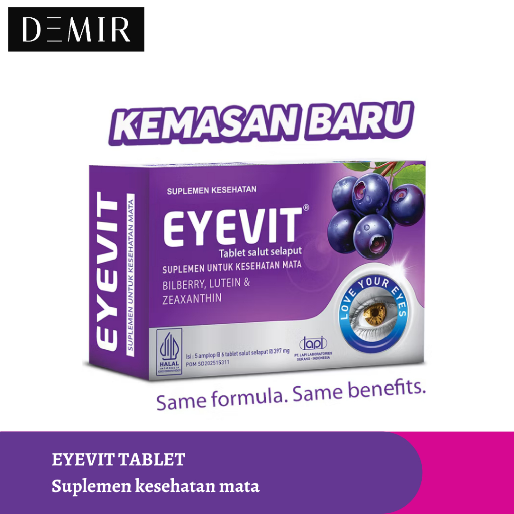 Jual Eyevit Tablet Terlengkap & Harga Terbaru Juni 2026 | Shopee Indonesia
