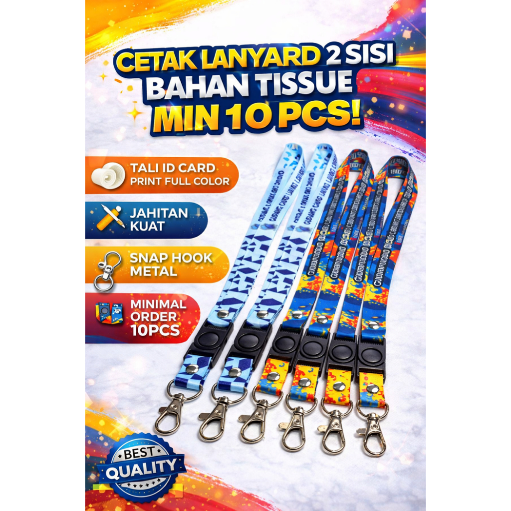 Jual CETAK LANYARD CUSTOM 1,5 CM | TALI ID CARD PRINT FULL COLOR ...