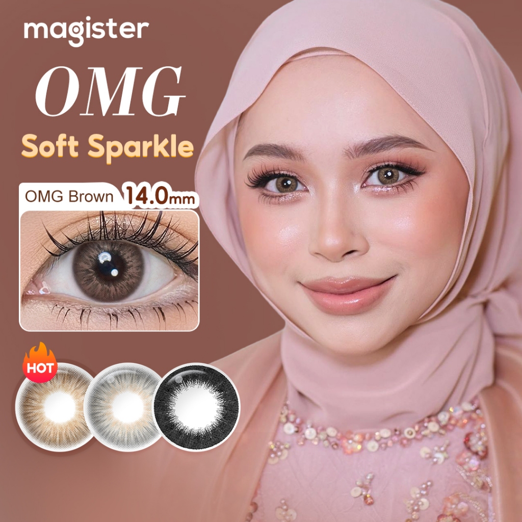 Jual [0.00~-6.00]Magister Softlens Minus OMG Sepasang Lensa Kontak ...