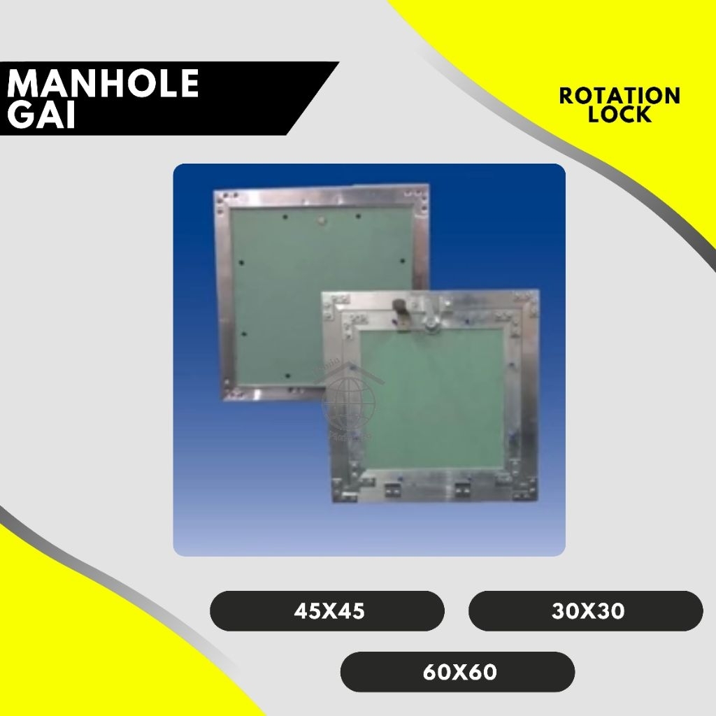 Jual Manhole GAI / manhole kunci putar / mainhole / man hole gypsum ...
