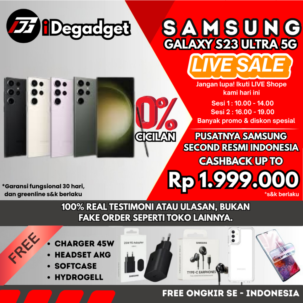 Jual Samsung Galaxy S23 Ultra & S22 Plus 5G 12/1TB 512GB 8/128GB 256GB ...