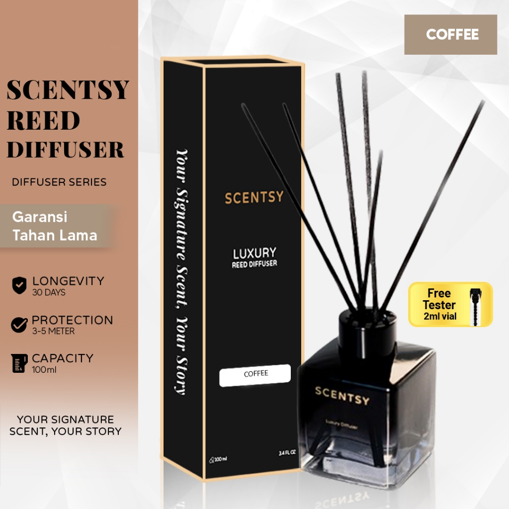 Jual SCENTSY Reed Diffuser COFFEE KOPI CAPPUCINO Hotel Series 100 ml ...