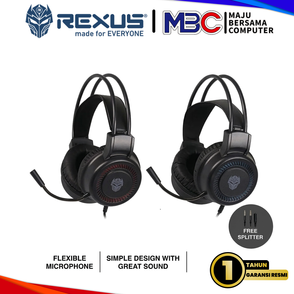 Jual Headphone Rexus Terlengkap & Harga Terbaru Mei 2026 | Shopee Indonesia