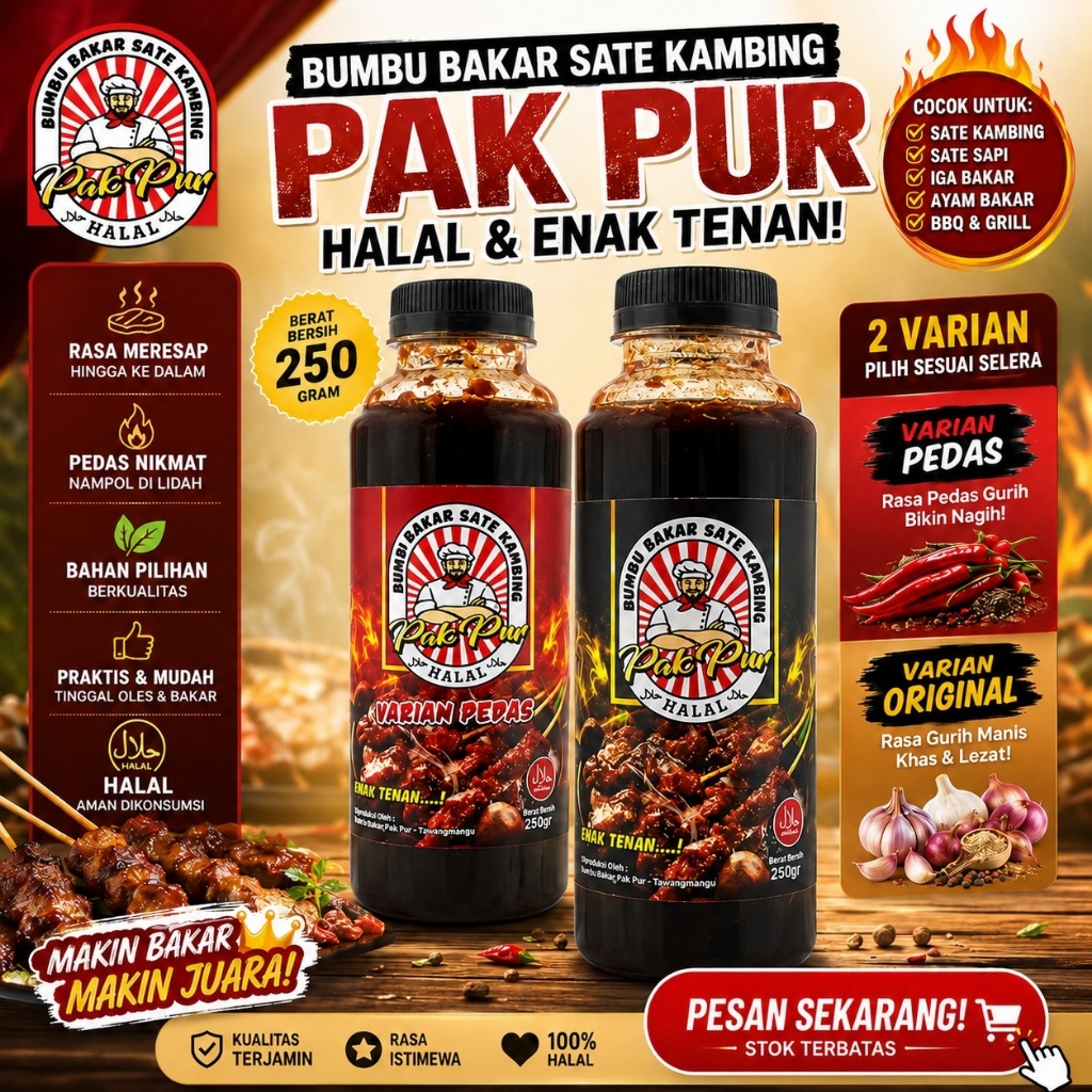 Jual Bumbu Bakar Sate Terlengkap & Harga Terbaru Juni 2026 | Shopee ...