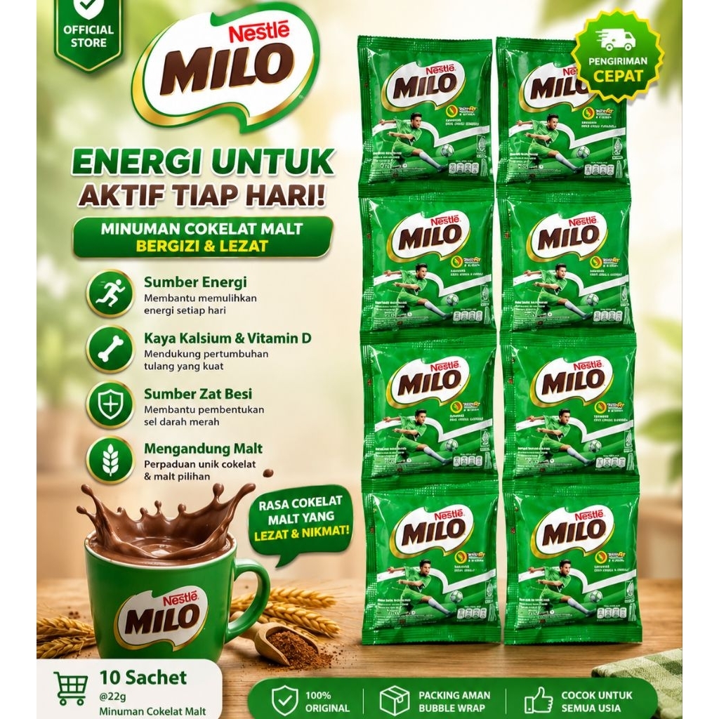 Jual Milo Susu Sachet Terlengkap & Harga Terbaru Juni 2026 | Shopee ...